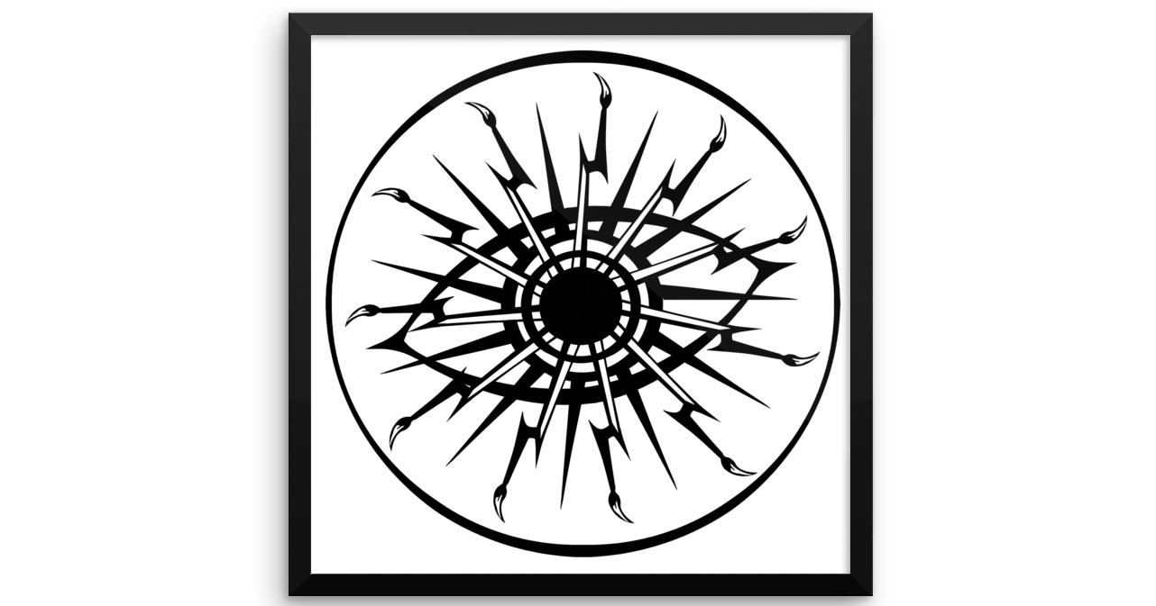 Sigil of the Eye of Sorath | Framed Demon Sigil | Asenath Mason